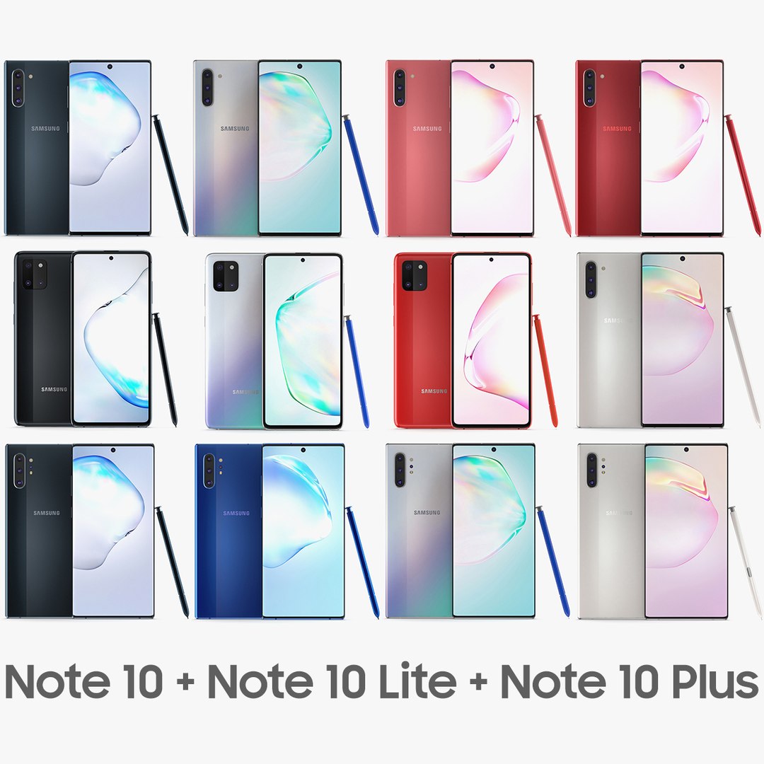 Samsung Galaxy Note 10 Model - TurboSquid 1530181