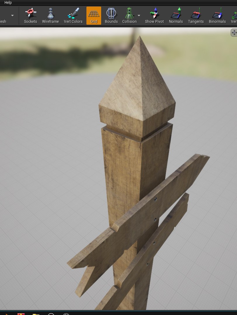 Wooden sign 3D model - TurboSquid 1786972