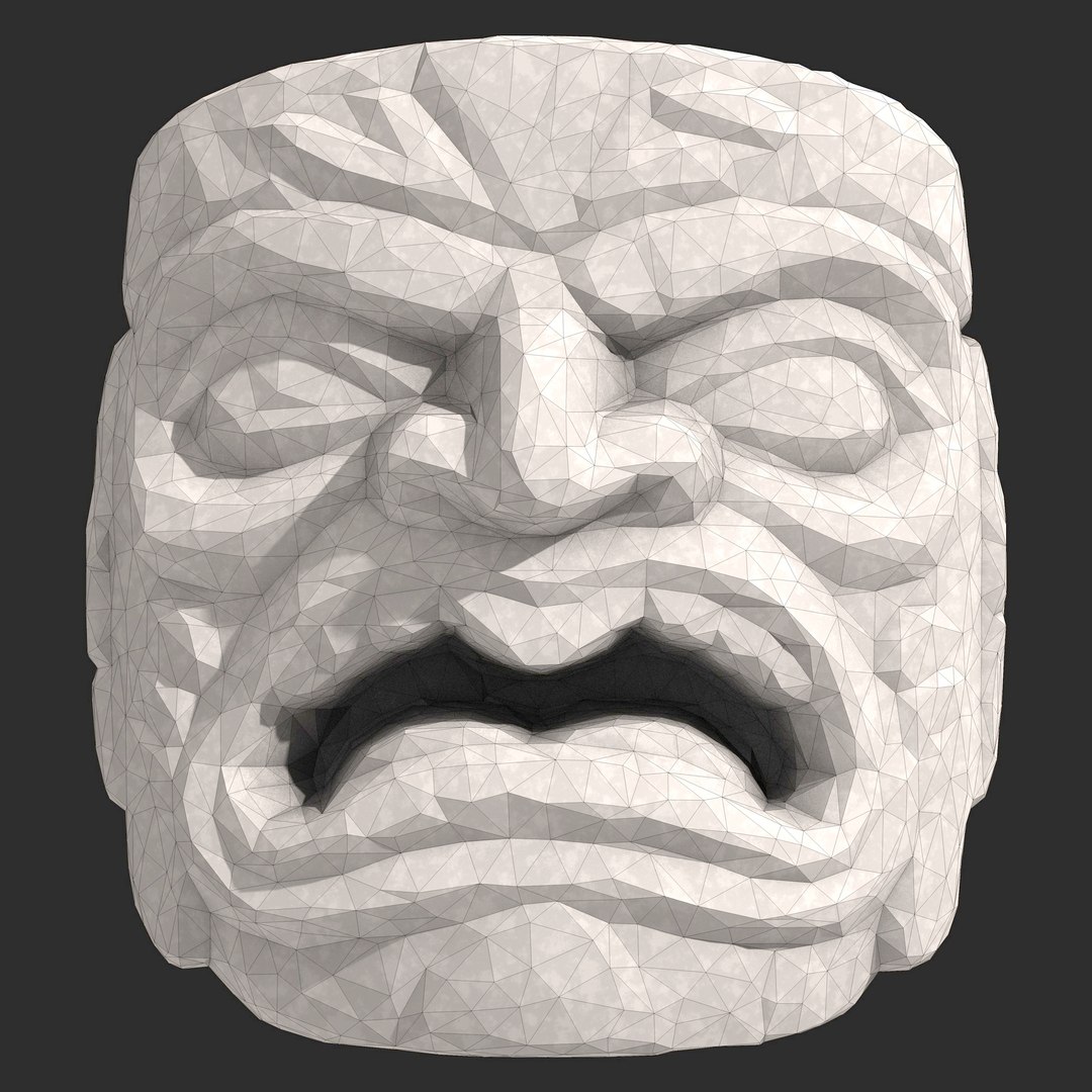 Tiki Totem Mask Low Poly 4 3D Model - TurboSquid 2301383