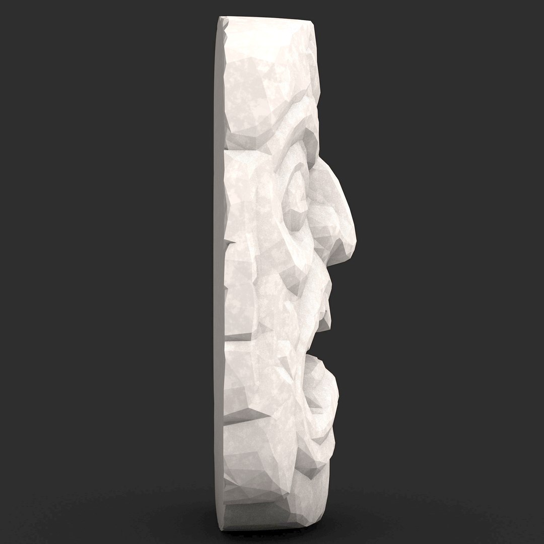 Tiki Totem Mask Low Poly 4 3D Model - TurboSquid 2301383