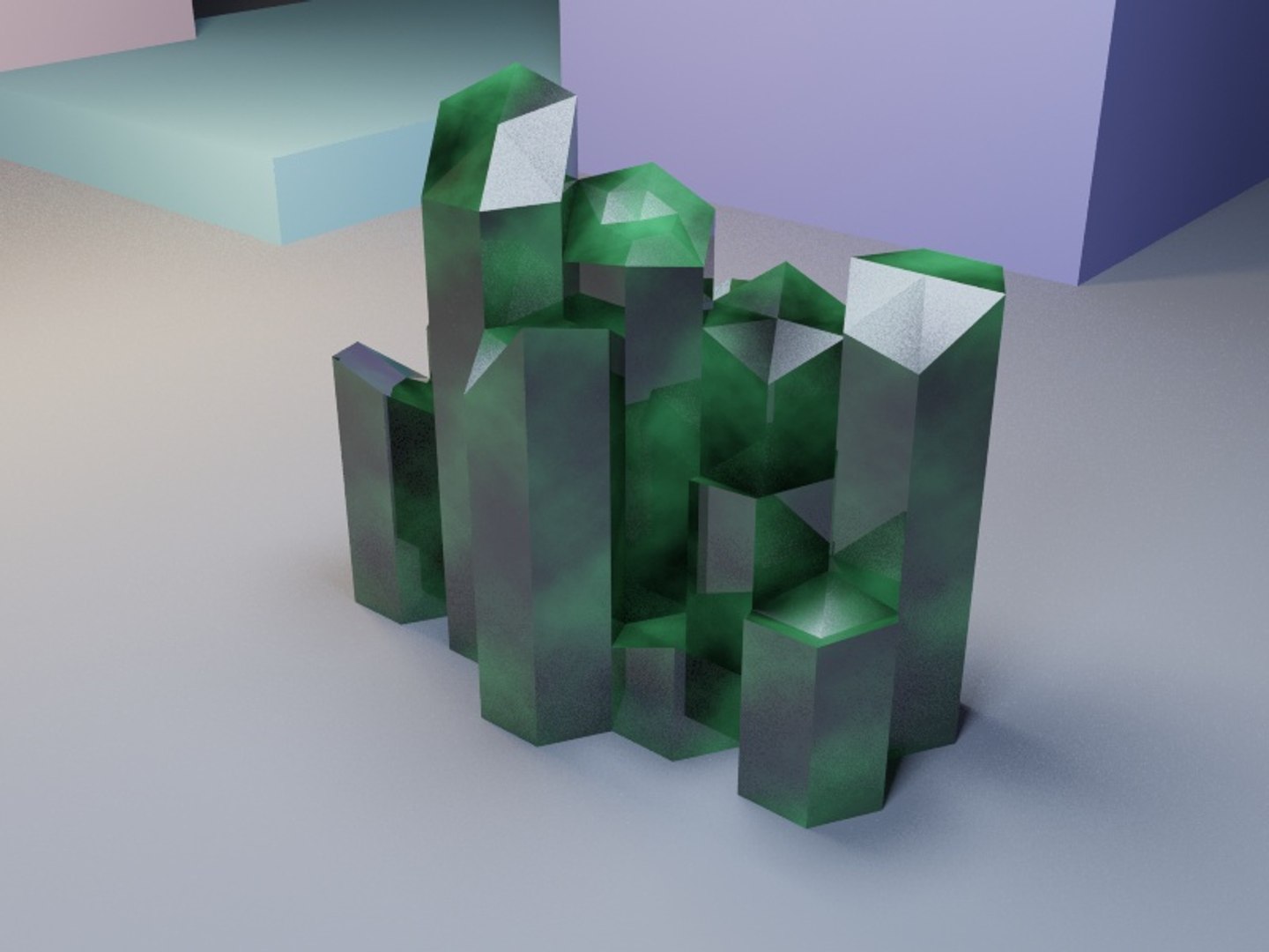 3D Model Emerald Crystal - TurboSquid 1219163