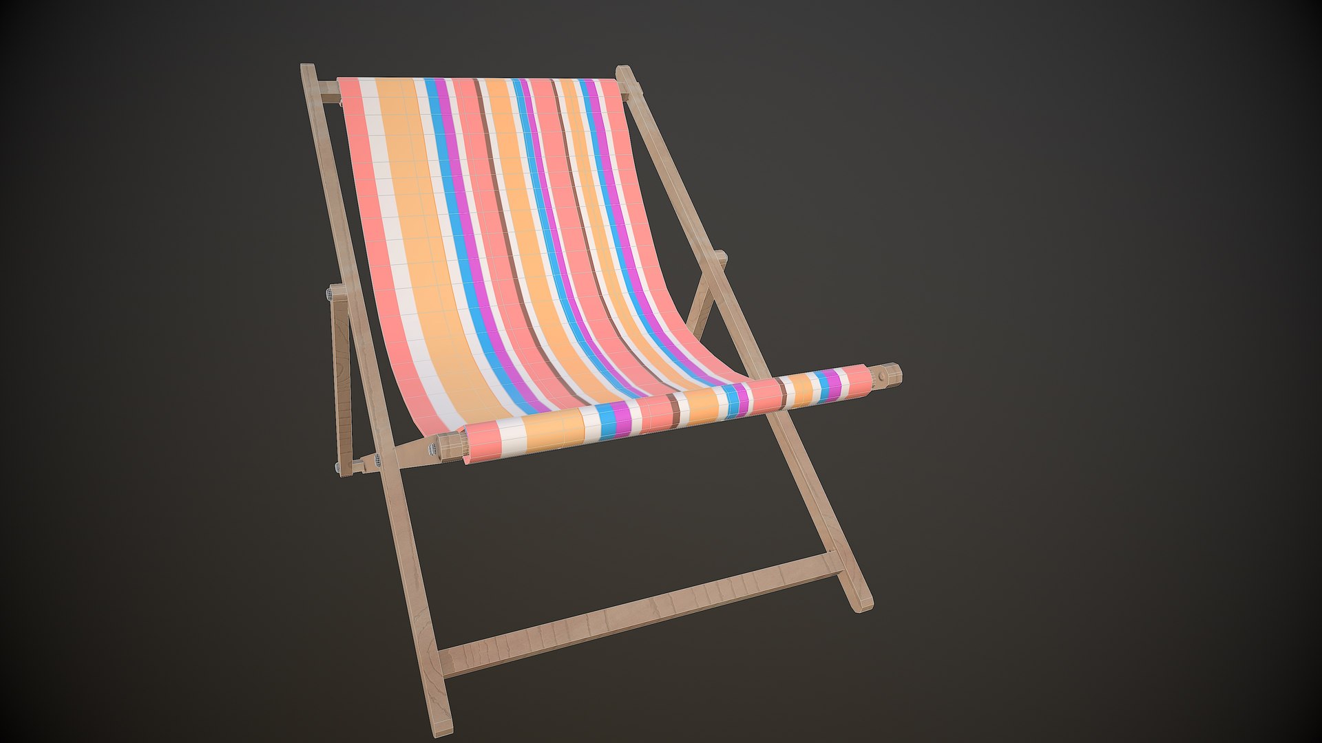 3D Beach Chair - TurboSquid 2257684