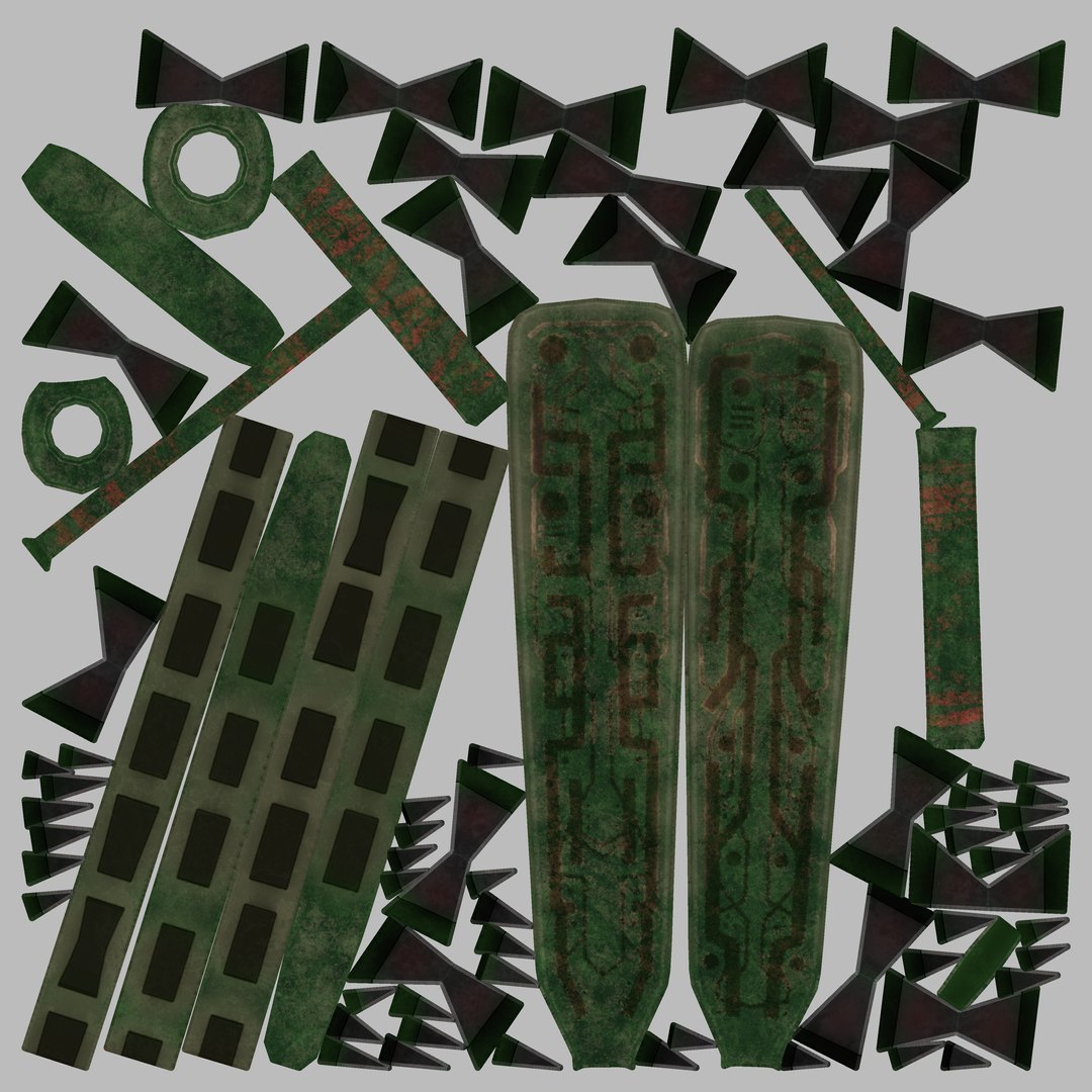 3D Model Mayan Weapon Collection - TurboSquid 2390734