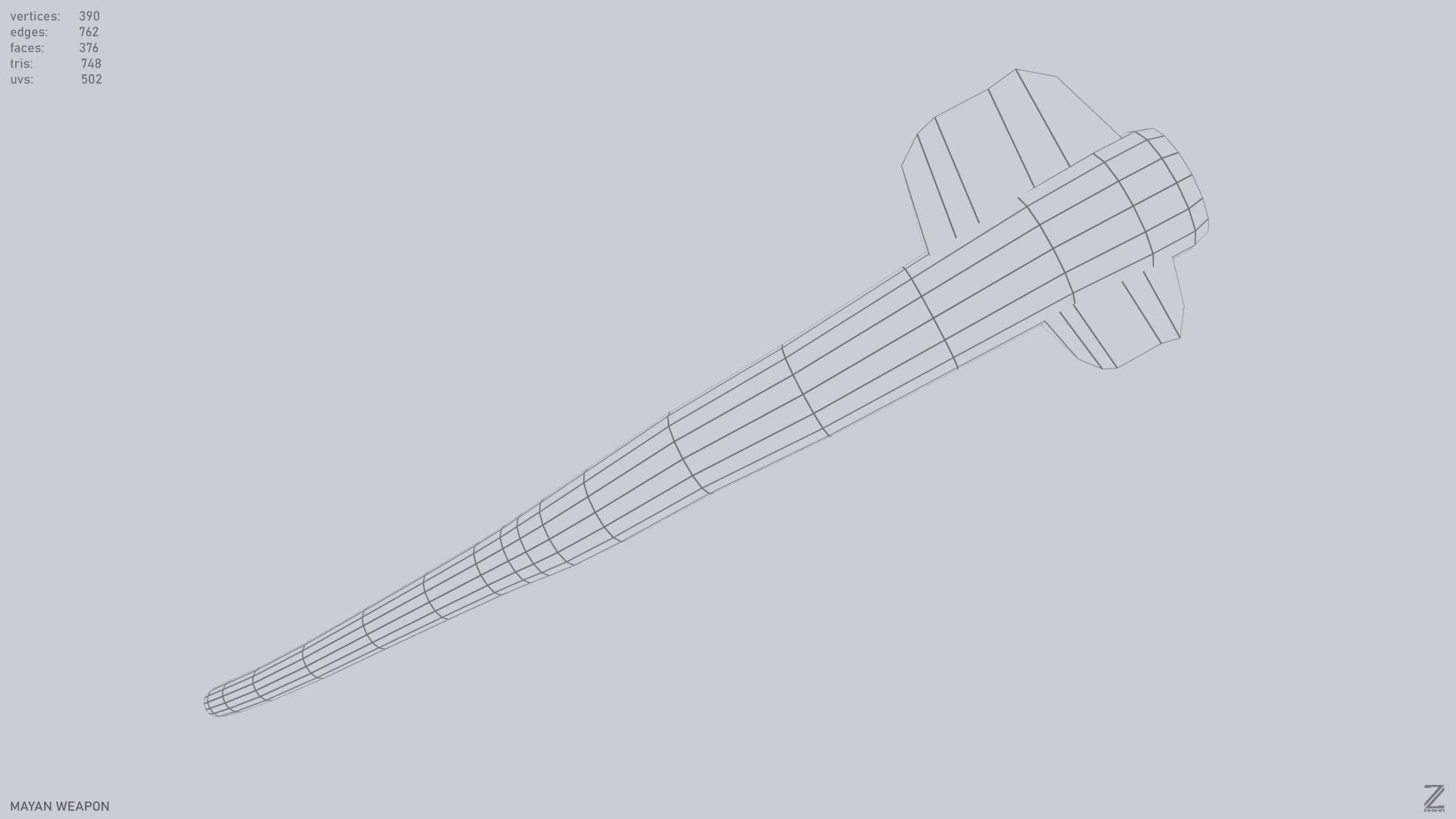 3D Model Mayan Weapon Collection - TurboSquid 2390734