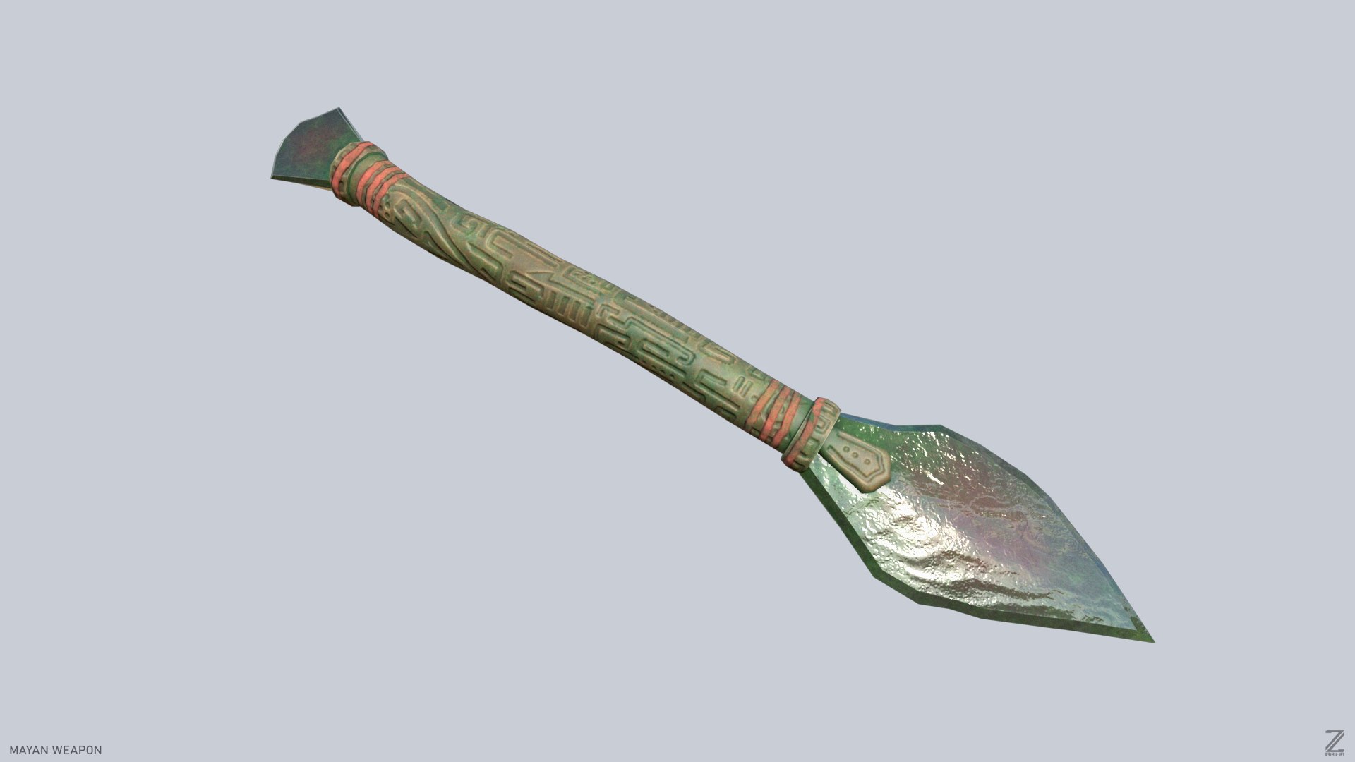 3D Model Mayan Weapon Collection - TurboSquid 2390734