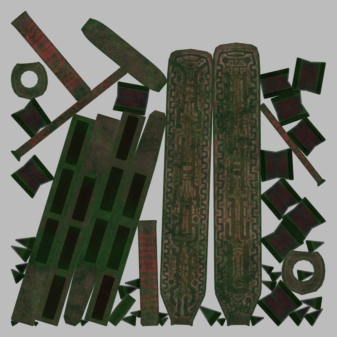 3D Model Mayan Weapon Collection - TurboSquid 2390734