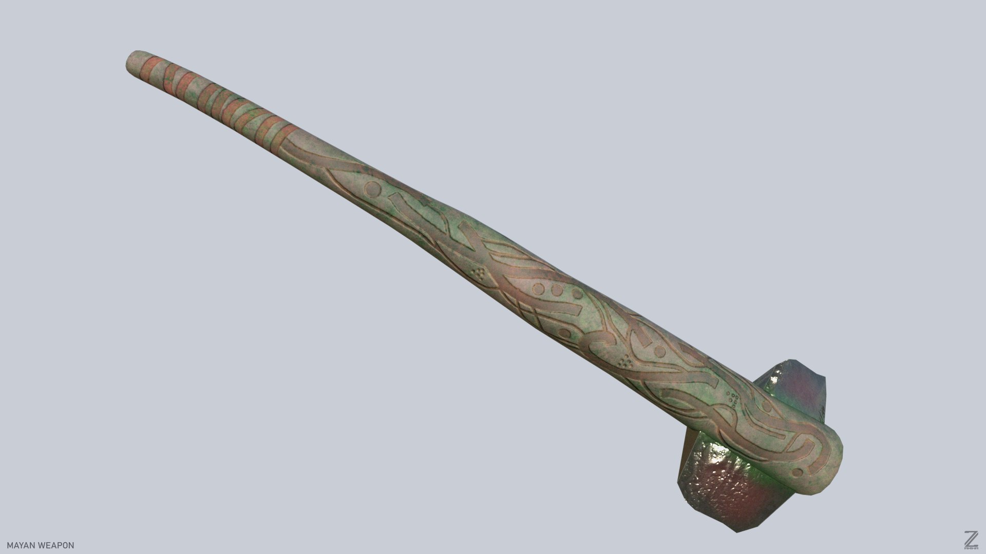 3D Model Mayan Weapon Collection - TurboSquid 2390734