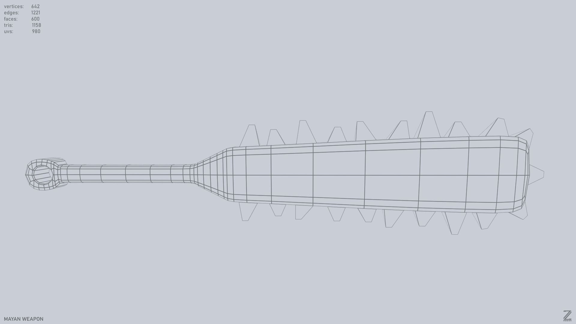 3D Model Mayan Weapon Collection - TurboSquid 2390734