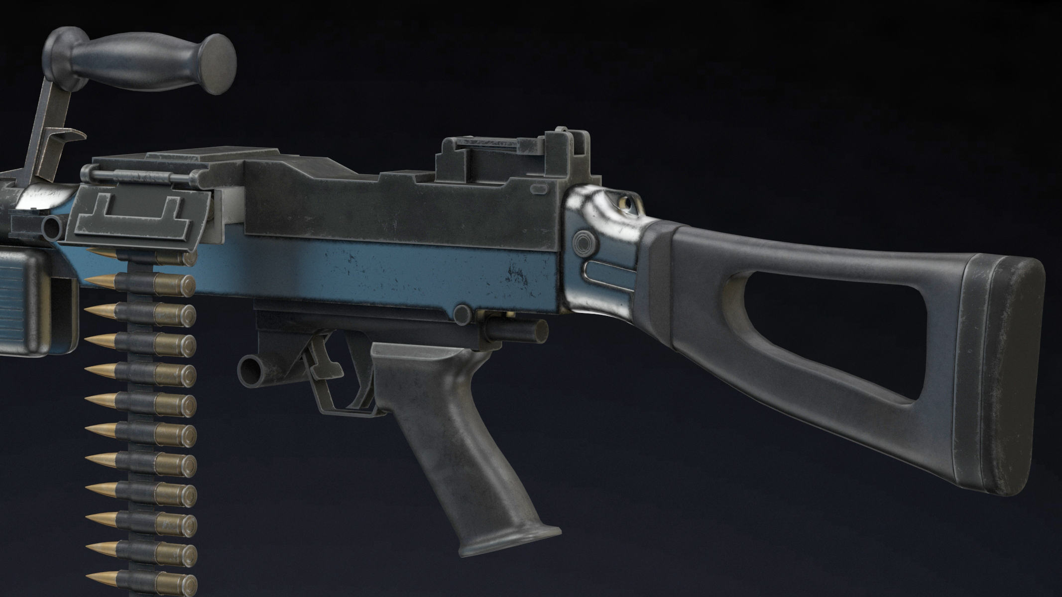 Vektor SS-77 Low Poly Realistic3Dモデル - TurboSquid 1902884