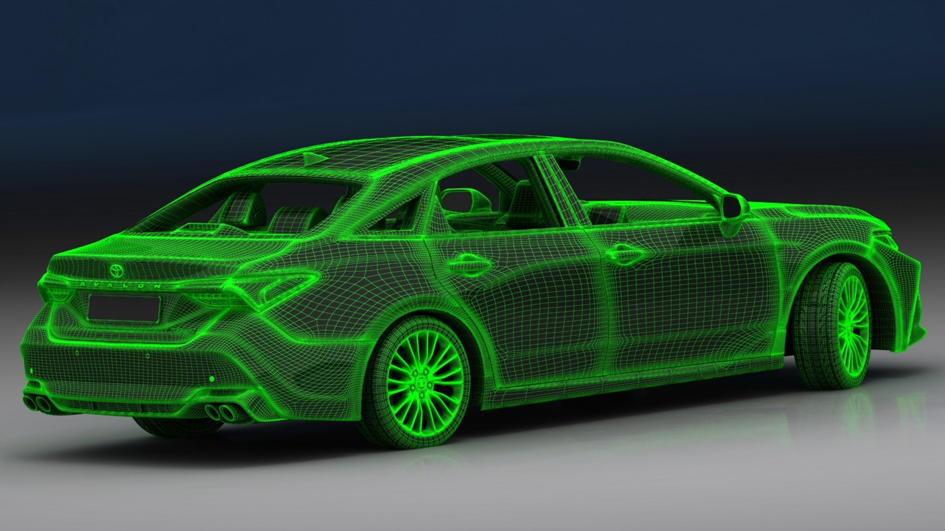 3D toyota avalon xse 2019 model - TurboSquid 1419792