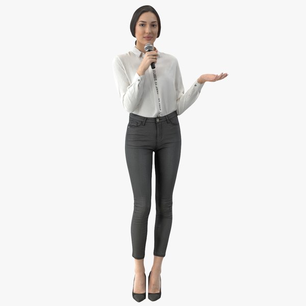 Elizabeth Business Interacting Pose 03 3D model - TurboSquid 1857798