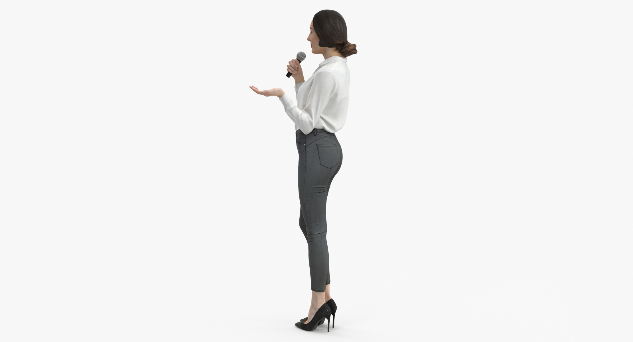 Elizabeth Business Interacting Pose 03 3D model - TurboSquid 1857798