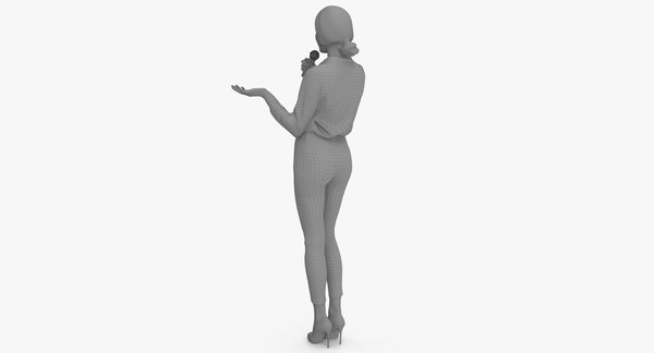 Elizabeth Business Interacting Pose 03 3D model - TurboSquid 1857798