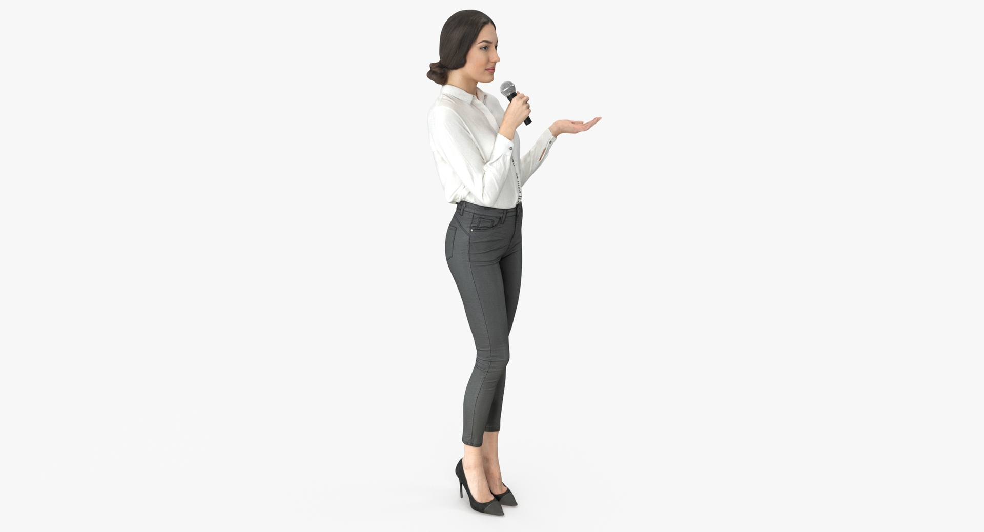 Elizabeth Business Interacting Pose 03 3D model - TurboSquid 1857798
