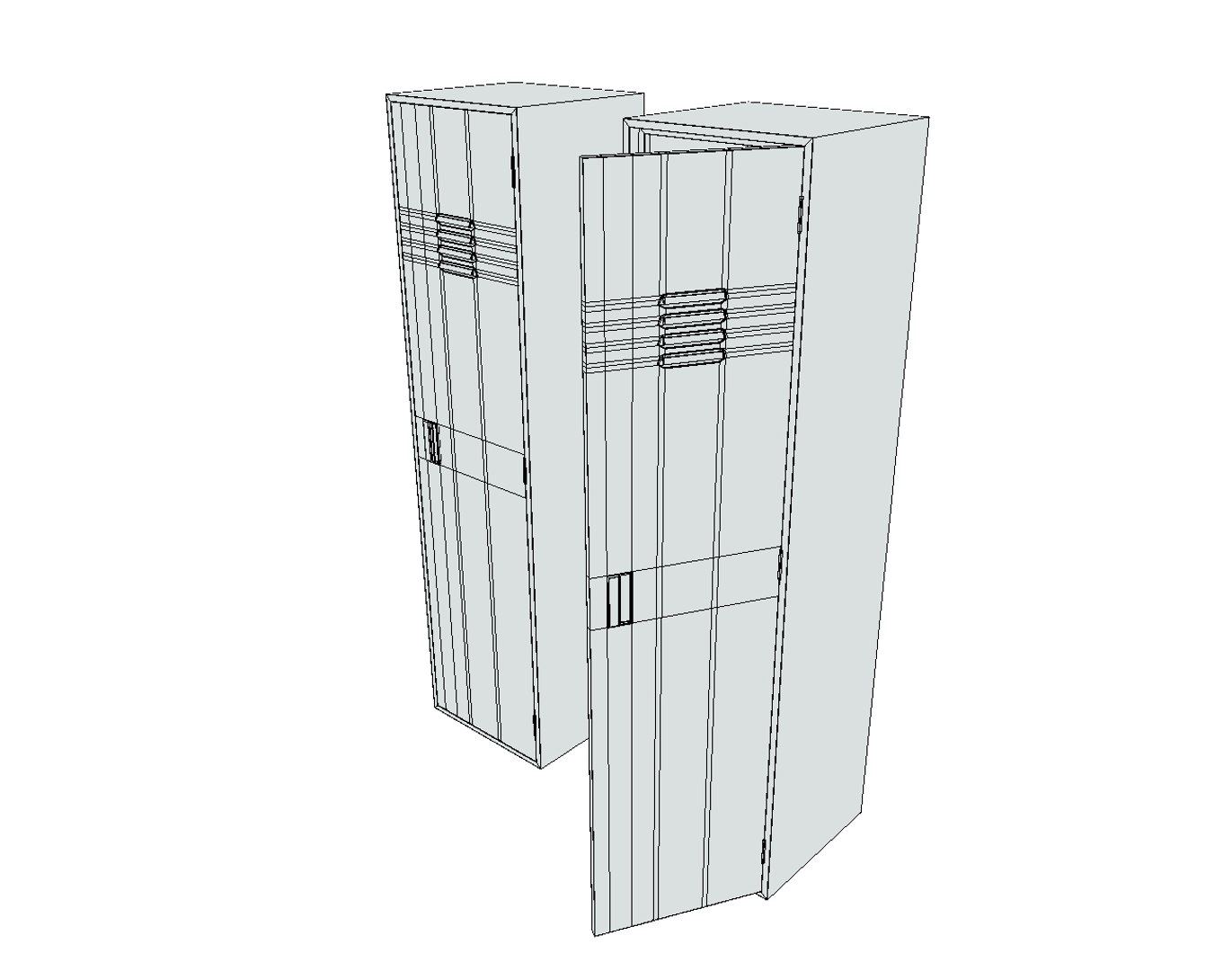 3D Locker Realistic - TurboSquid 1626851