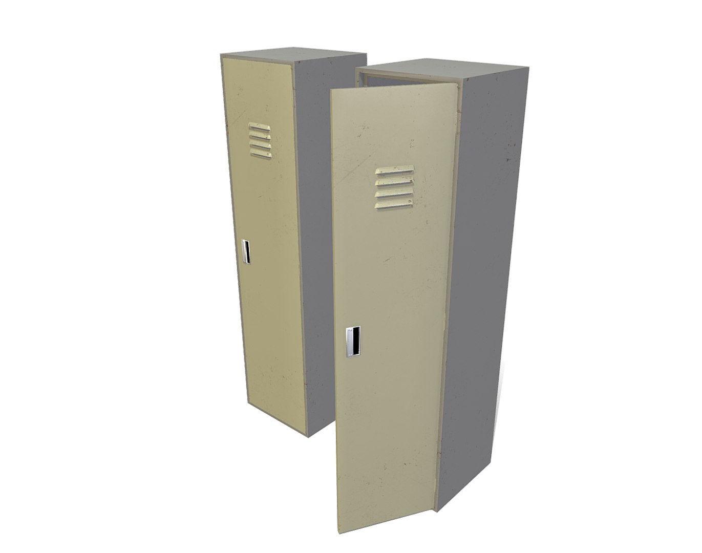 3D Locker Realistic - TurboSquid 1626851