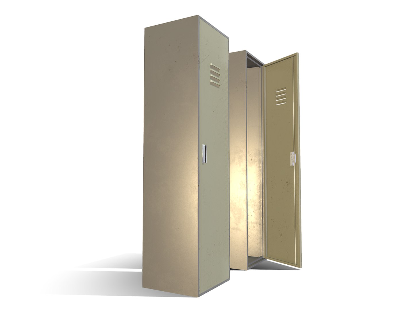 3D Locker Realistic - TurboSquid 1626851