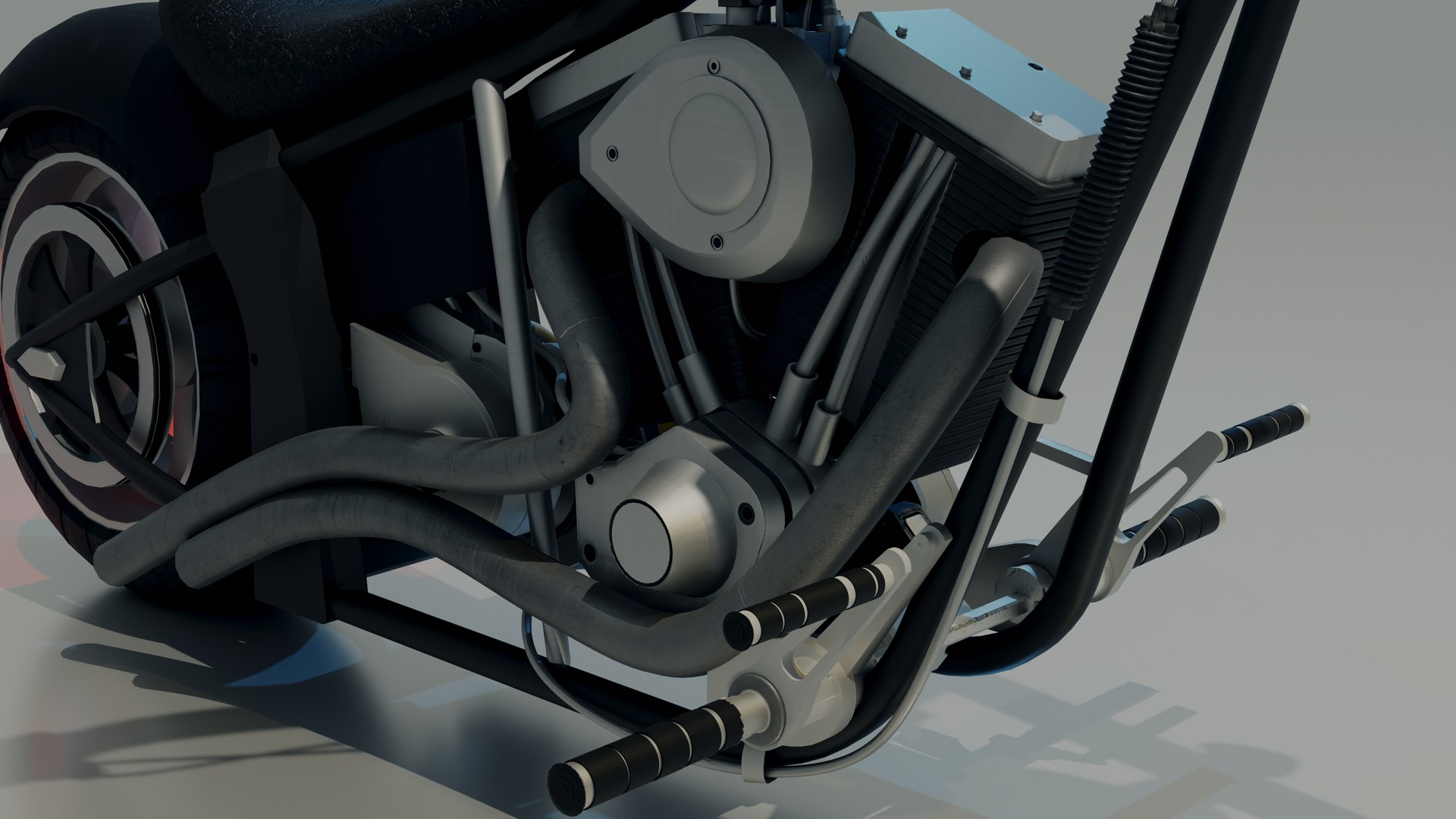Saxon Motorcycle 3D - TurboSquid 2096752