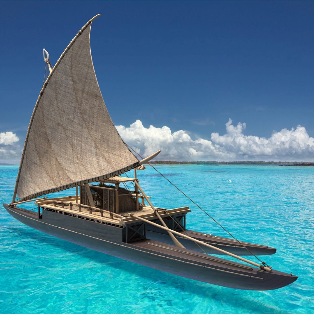 Drua Boat Model - TurboSquid 1537060