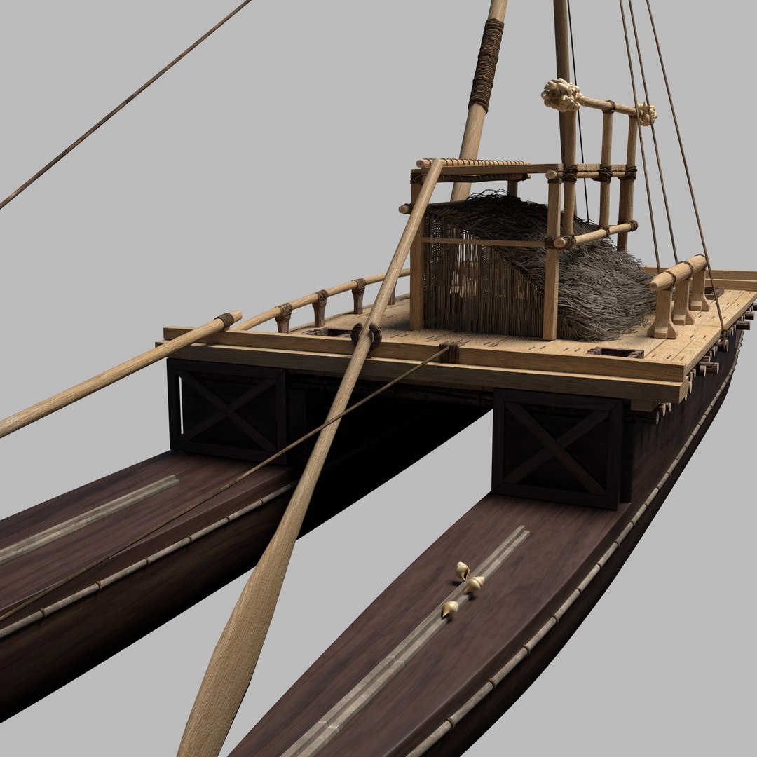 Drua Boat Model - TurboSquid 1537060