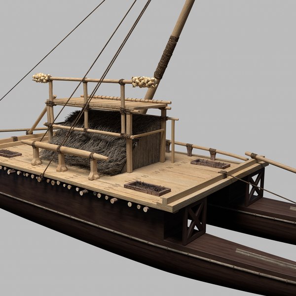 Drua boat model - TurboSquid 1537060