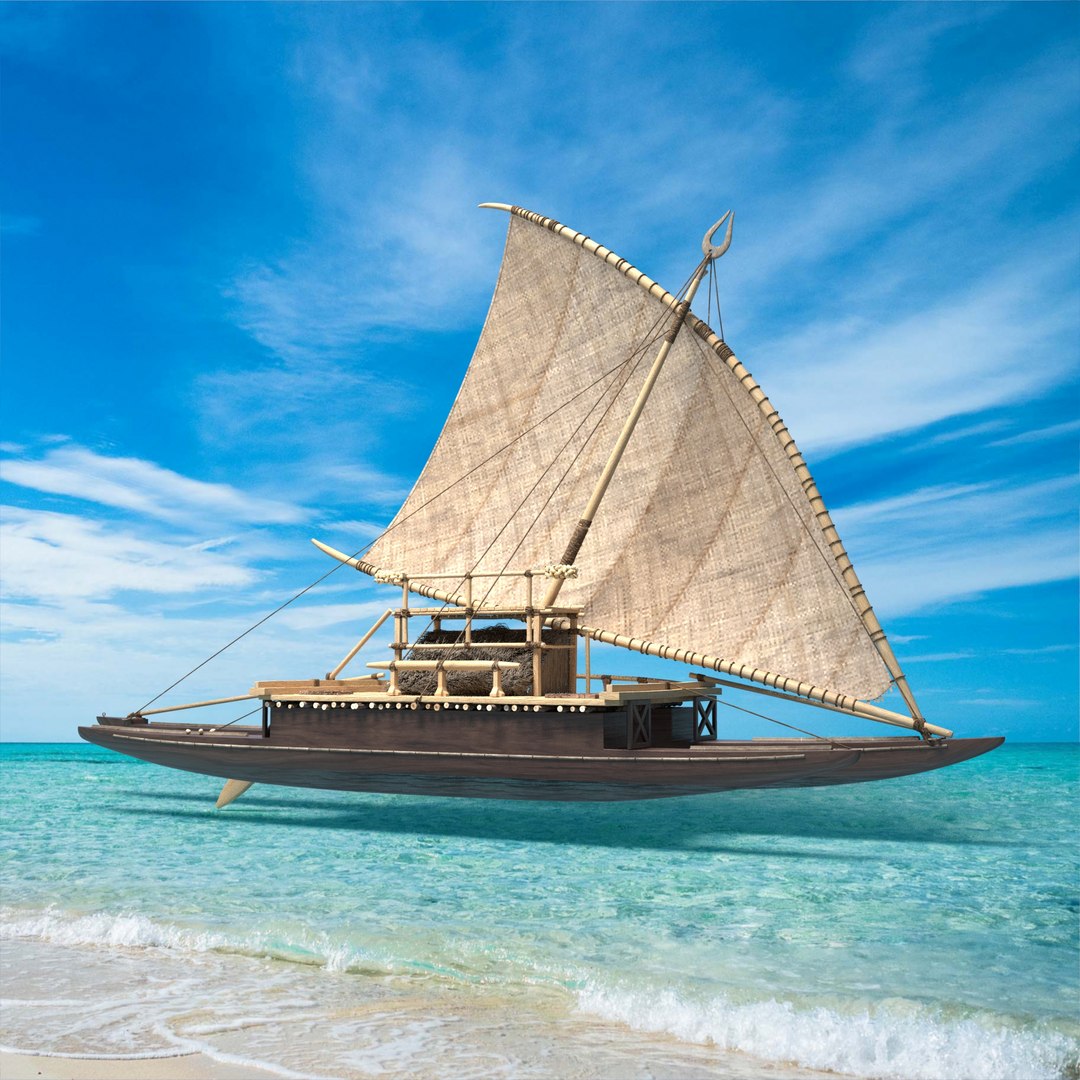 Drua boat model - TurboSquid 1537060