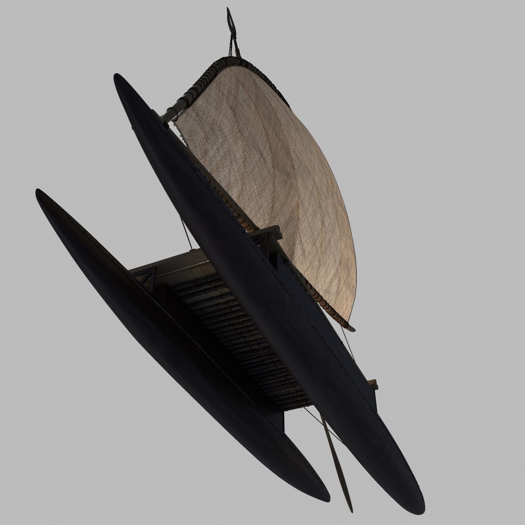 Drua Boat Model - TurboSquid 1537060