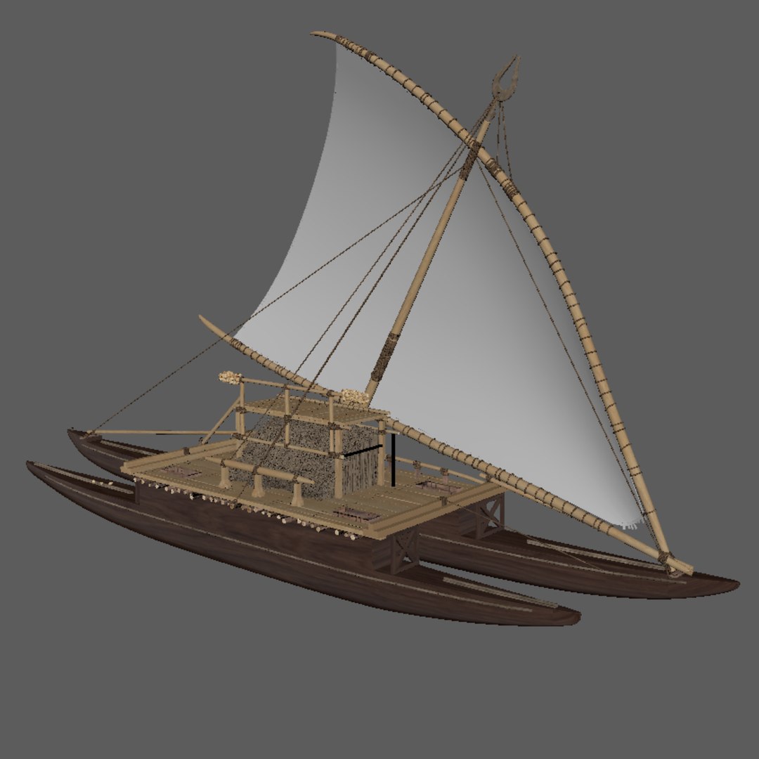 Drua boat model - TurboSquid 1537060