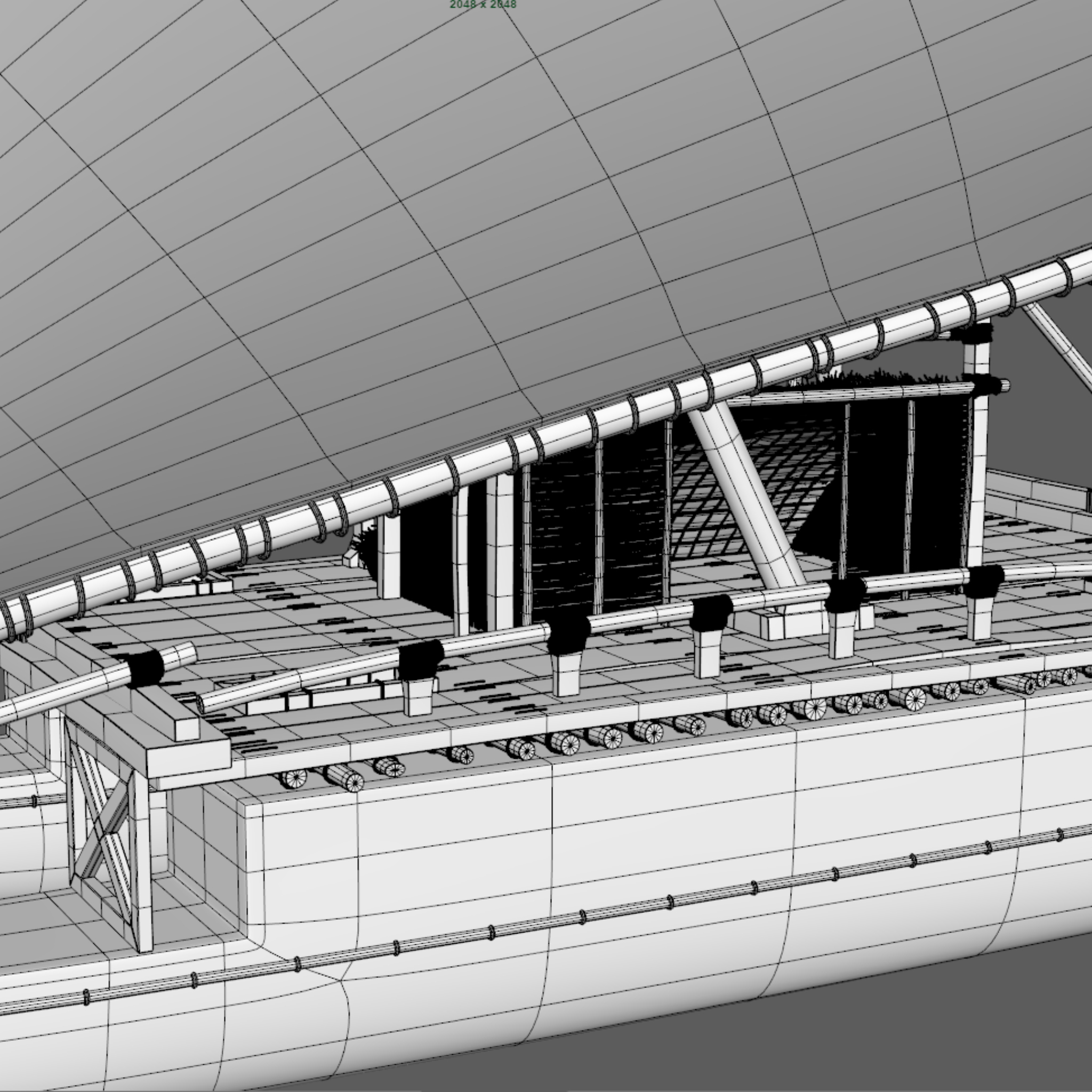 Drua boat model - TurboSquid 1537060