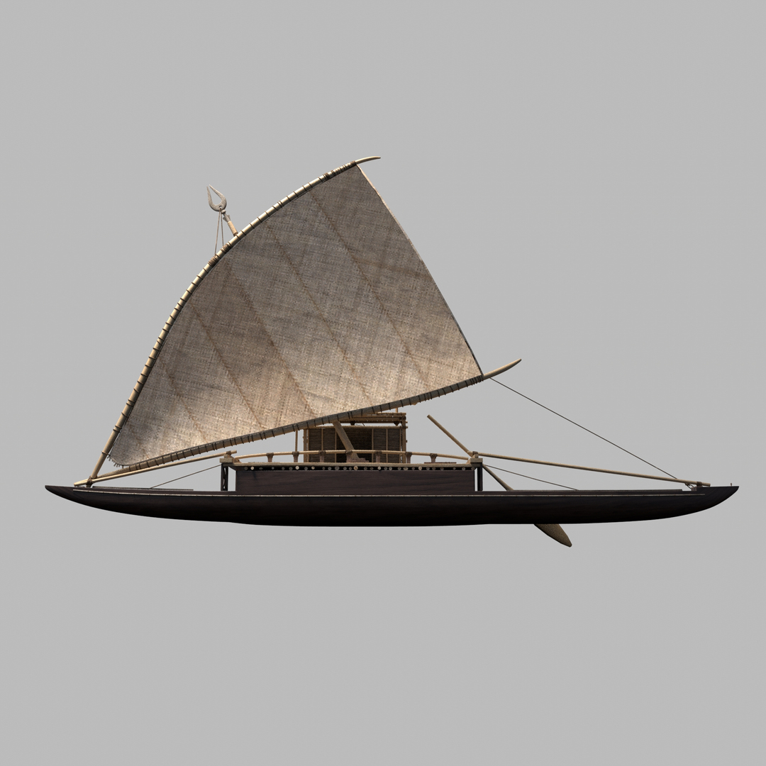 Drua boat model - TurboSquid 1537060