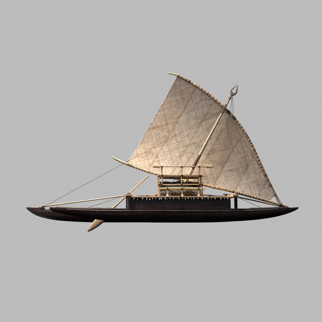 Drua Boat Model - TurboSquid 1537060