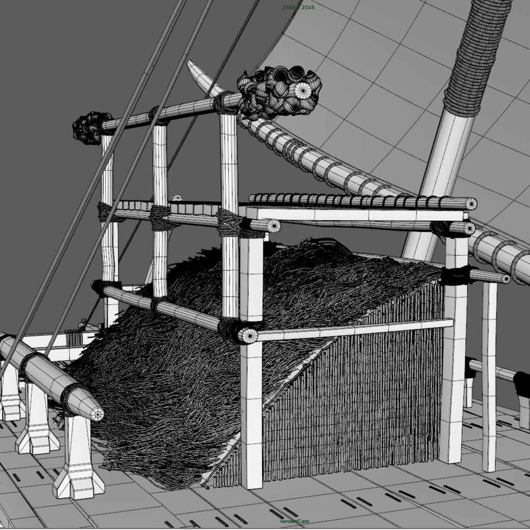 Drua boat model - TurboSquid 1537060