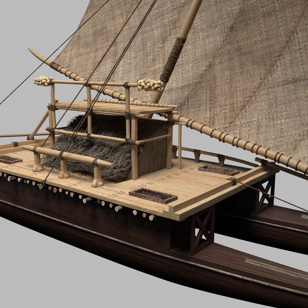 Drua Boat Model - TurboSquid 1537060