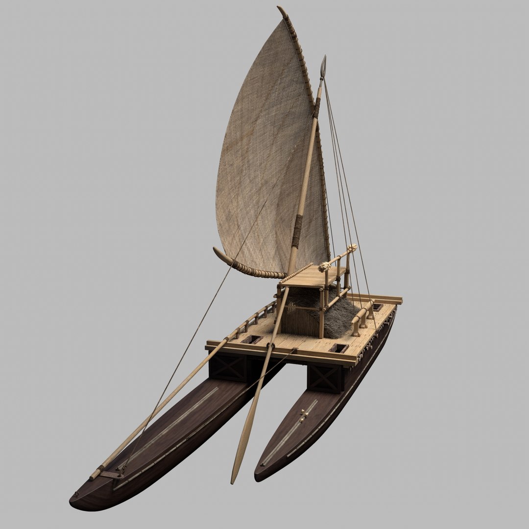Drua Boat Model - TurboSquid 1537060