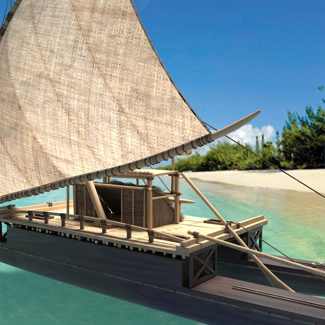 Drua Boat Model - TurboSquid 1537060