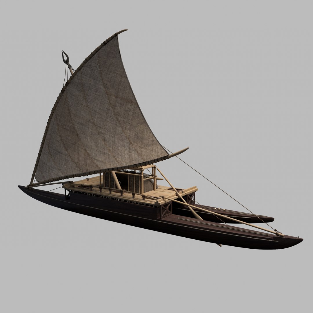 Drua Boat Model - TurboSquid 1537060