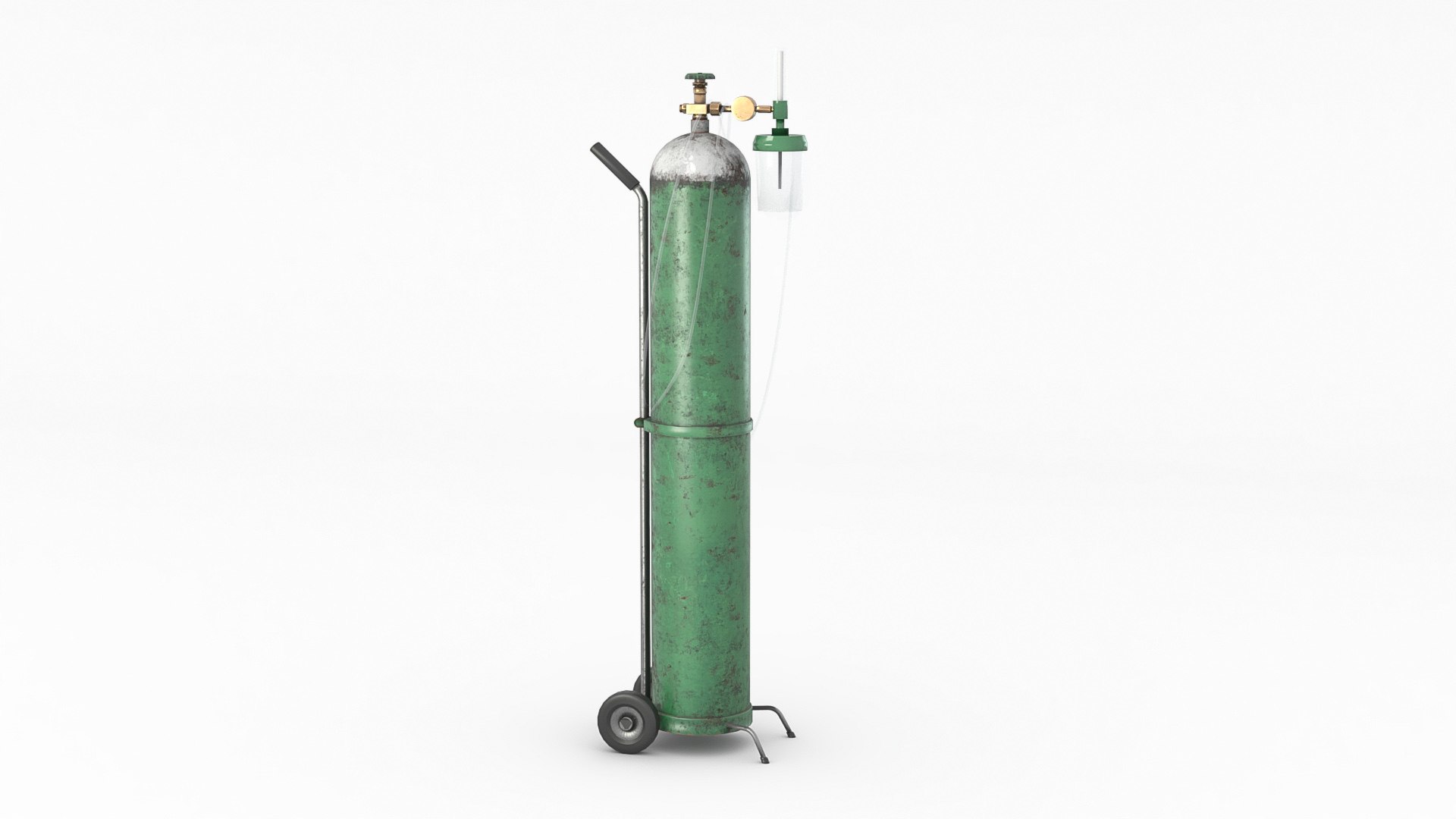 Oxygen Gas Tank Low-poly 3D Model - TurboSquid 2173431