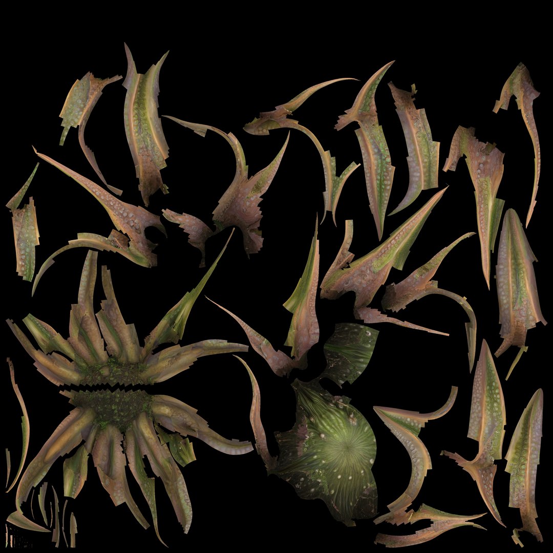 3D Alien Plants Pack Model - TurboSquid 2403752
