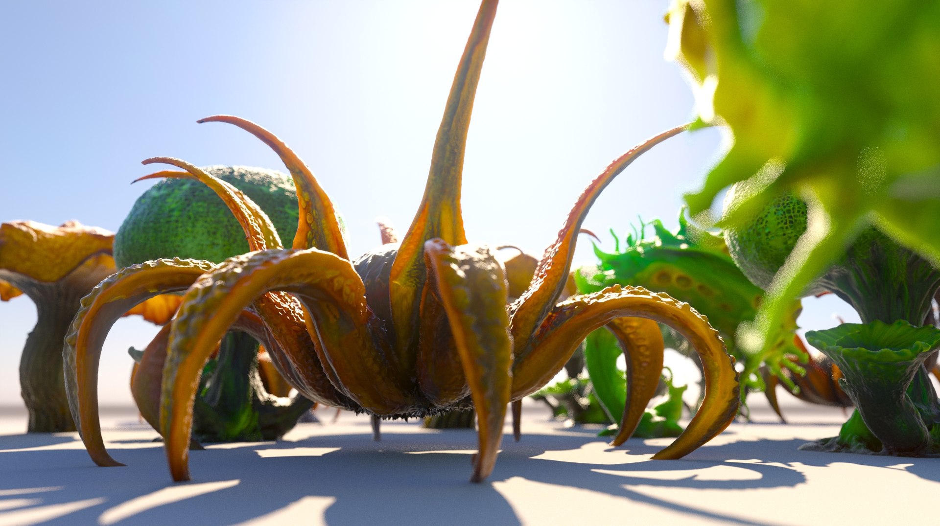 3D Alien Plants Pack Model - TurboSquid 2403752