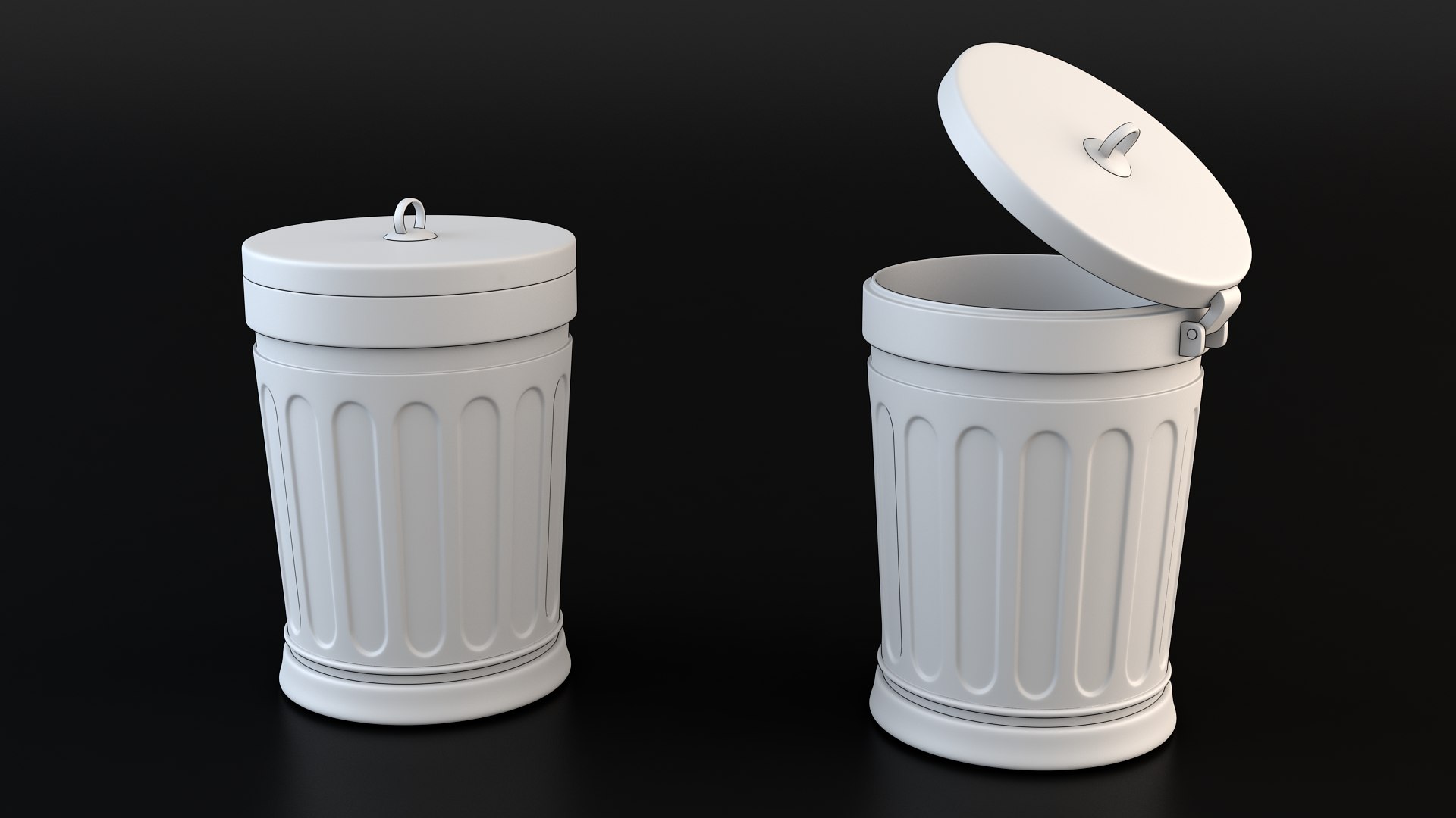 3D Cartoon Trash Can 02 Model - TurboSquid 2296270