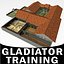 3d massive gladiator training camp model