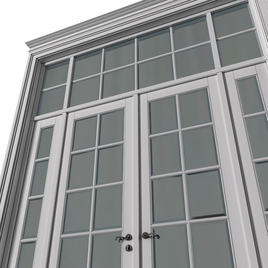 3D External Entrance classical street Doors - TurboSquid 2057063