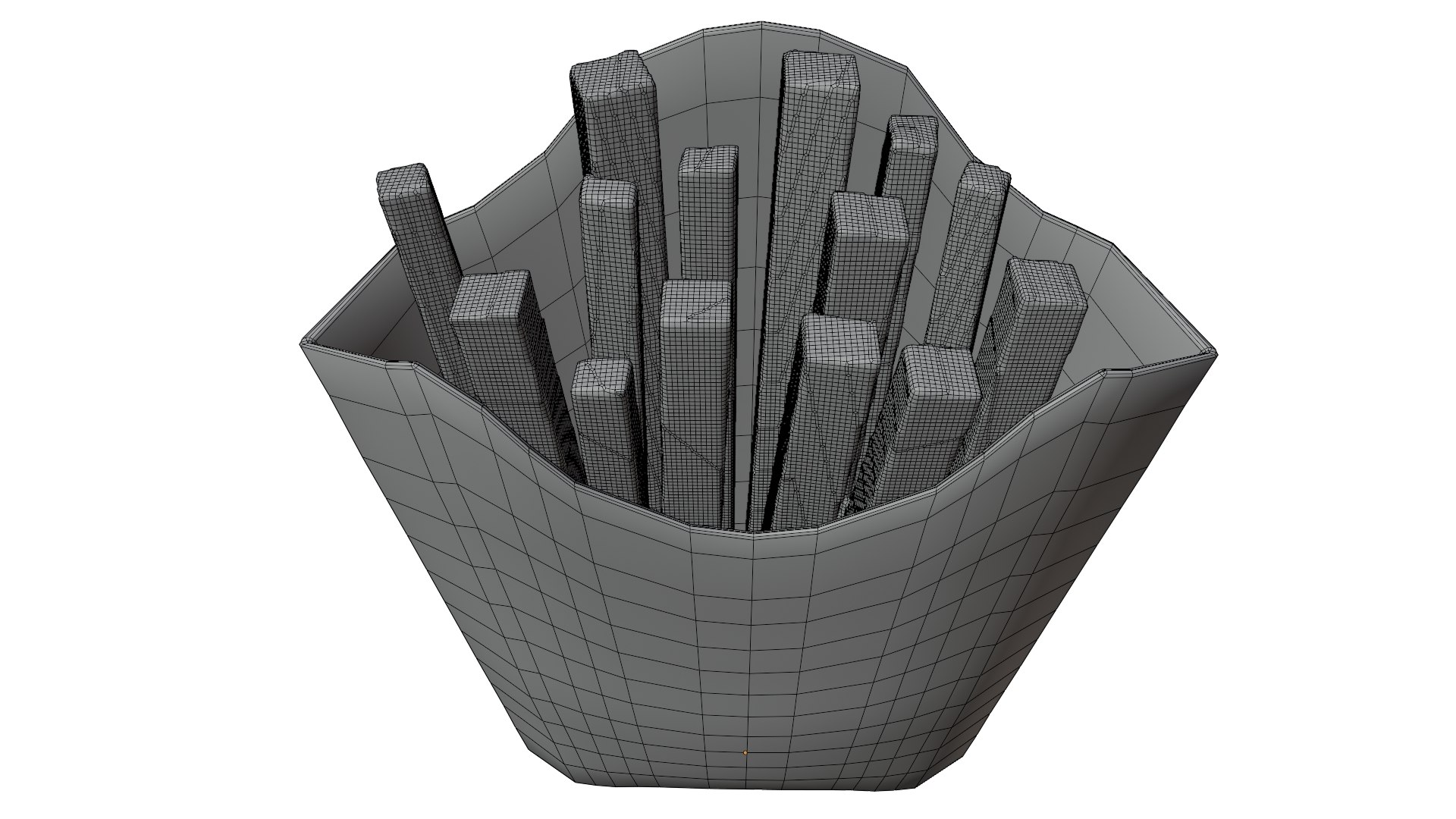 3D French Fries Model - TurboSquid 2348725