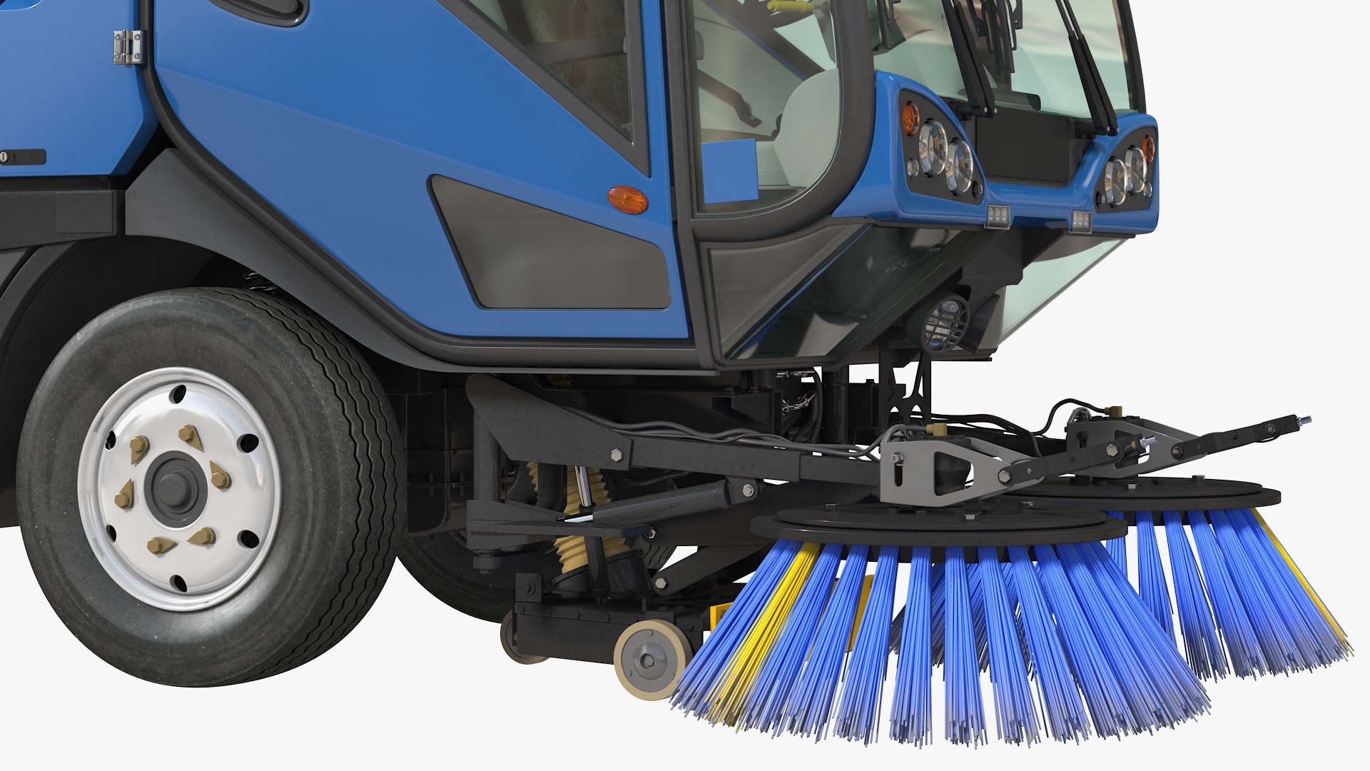 3D model road sweeper vehicle - TurboSquid 1574354