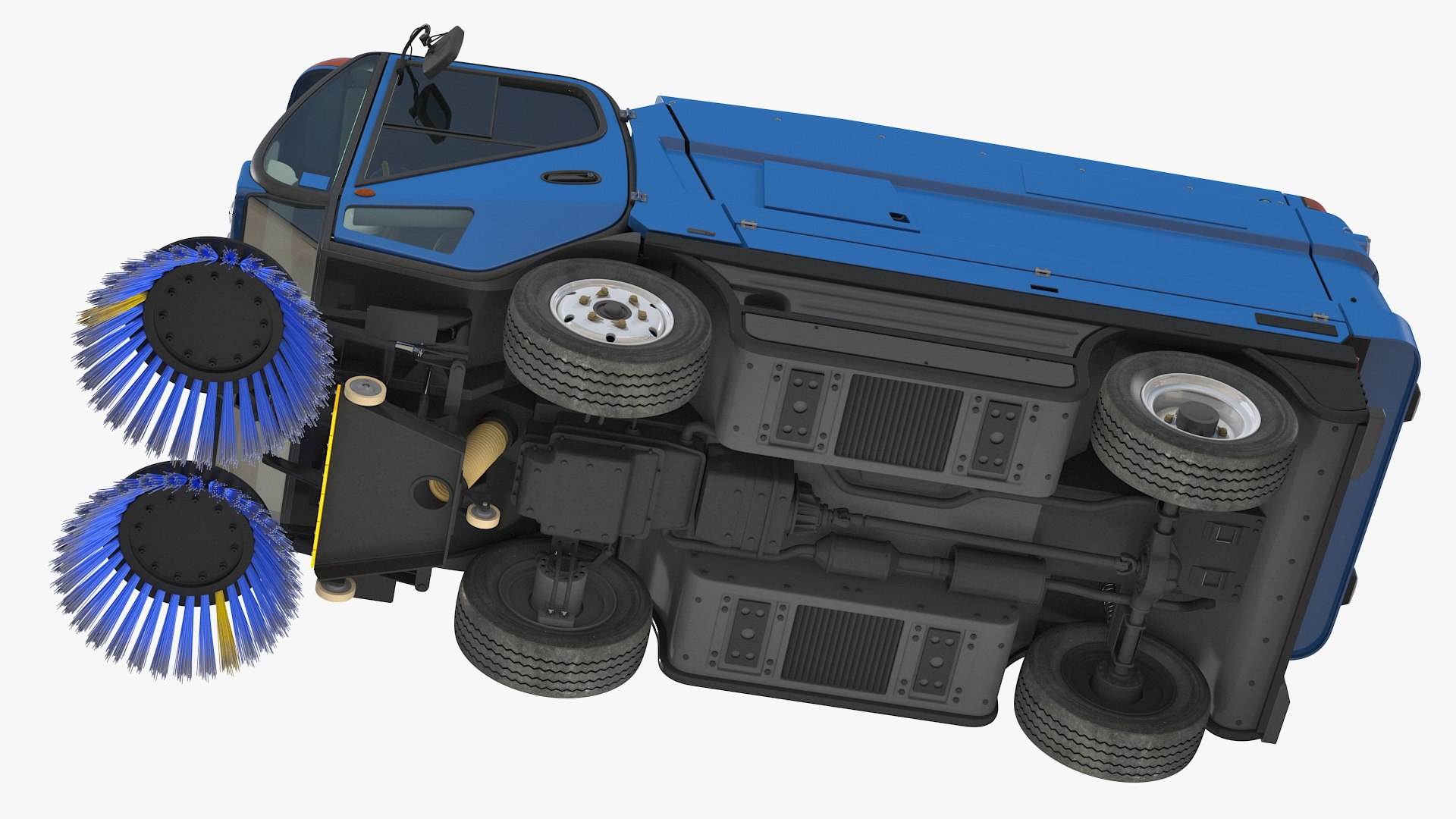 3D model road sweeper vehicle - TurboSquid 1574354
