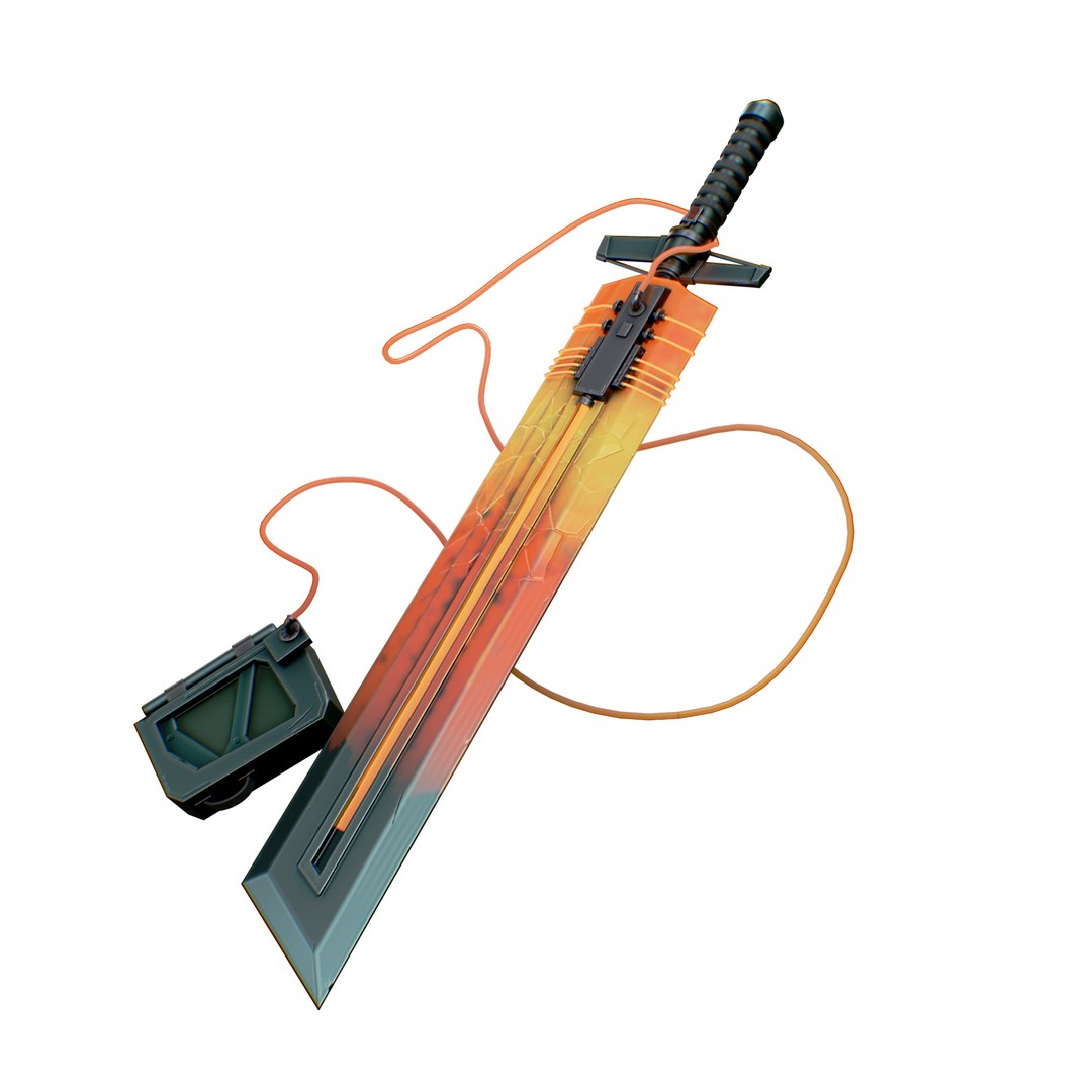 3D Fuel Sword Model - TurboSquid 1947323