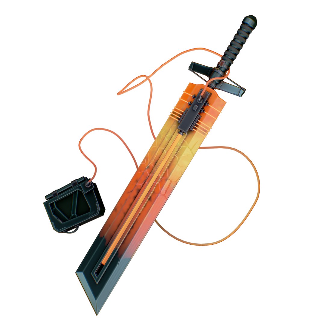 3D Fuel Sword Model - TurboSquid 1947323