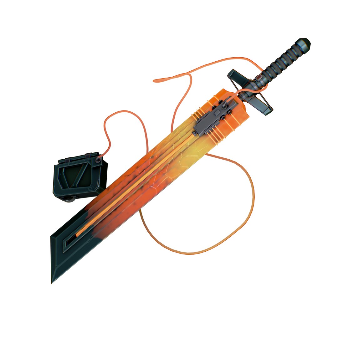 3D Fuel Sword Model - TurboSquid 1947323