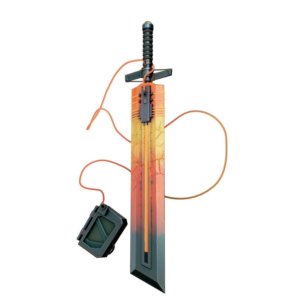 3D Fuel Sword Model - TurboSquid 1947323