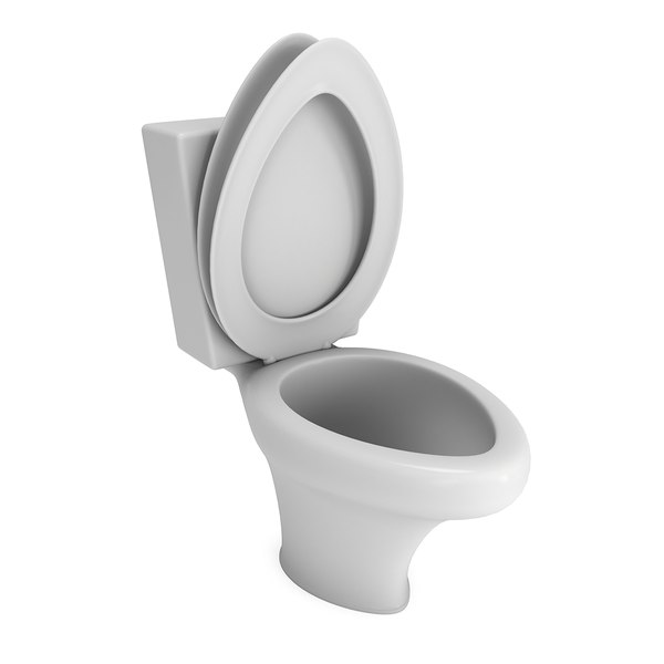 Ceramic toilet bowl bathroom object 3D - TurboSquid 1646537